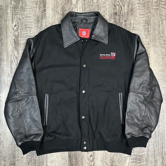 NFL | Jackets & Coats | Nfl New York Giants Super Bowl Champions Jacket ...